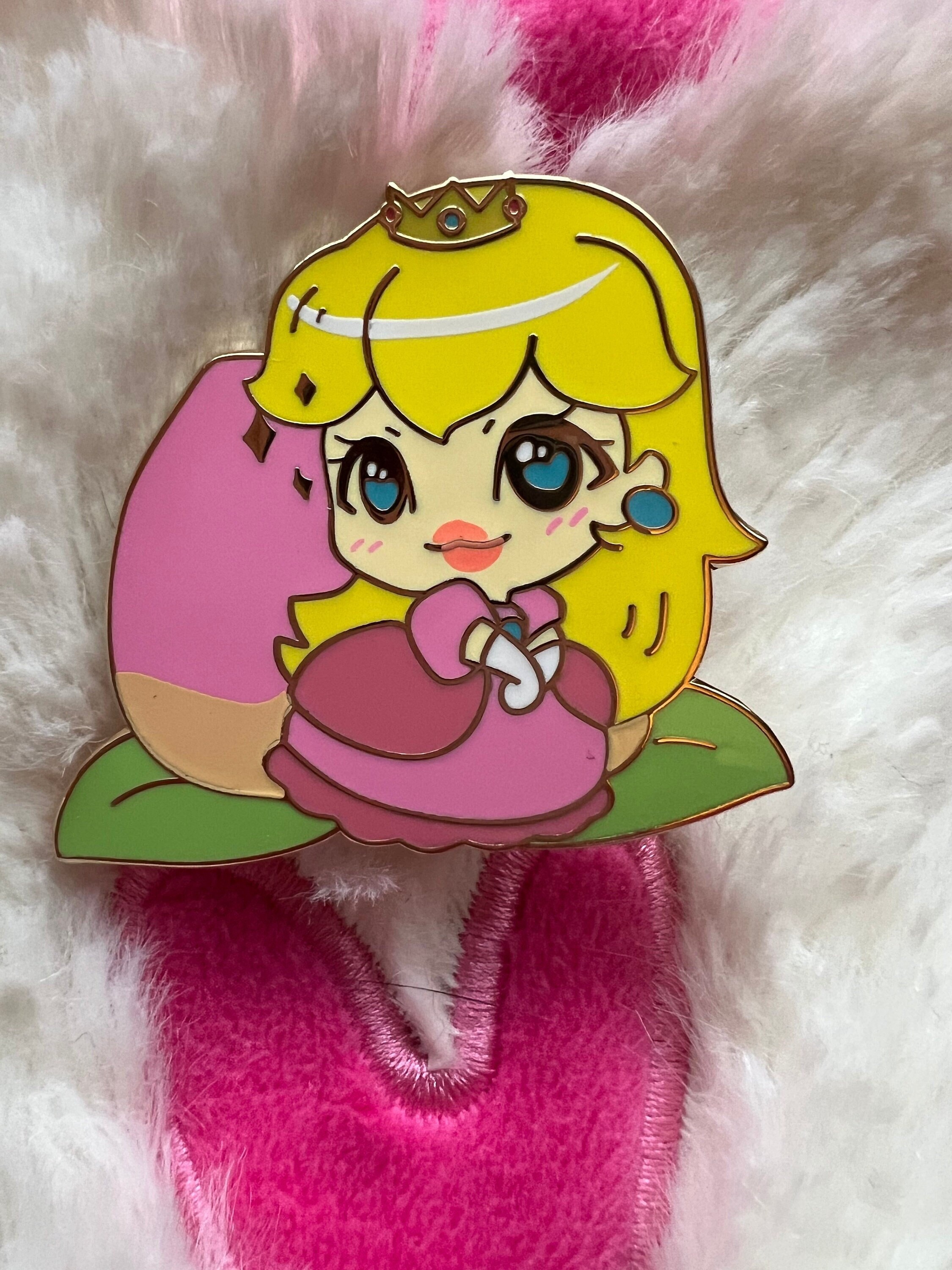 Mario princess Peach Pin - Etsy