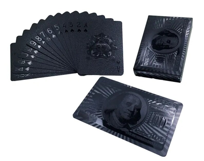 Silver and Gold Poker Cards Set, Dollar Playing Cards, Luxury Playing ...