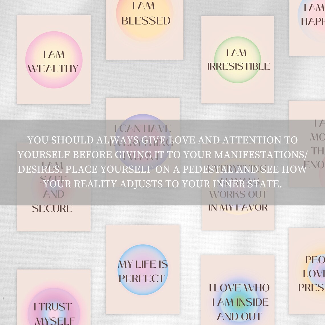 Printable Self-concept Affirmation Cards - Affirmation Cards - Self ...