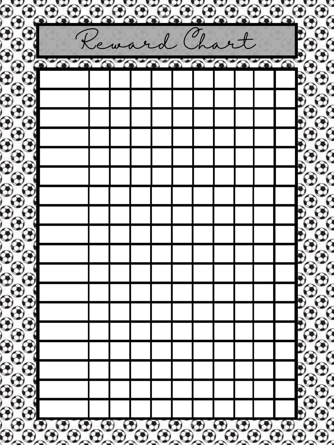 Soccer Themed Classroom Reward/incentive Chart - Etsy