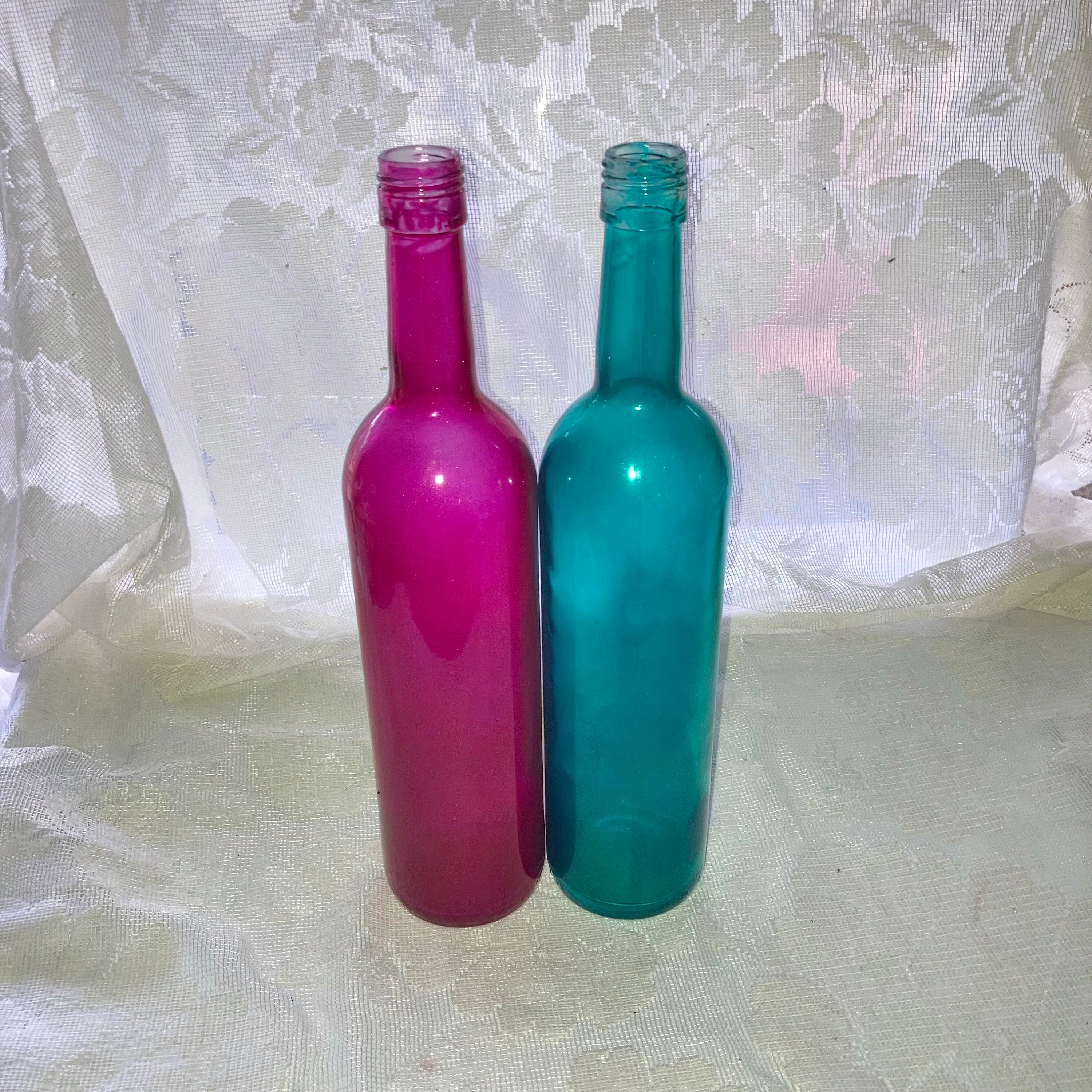 Solar Lighted Bottle Tree