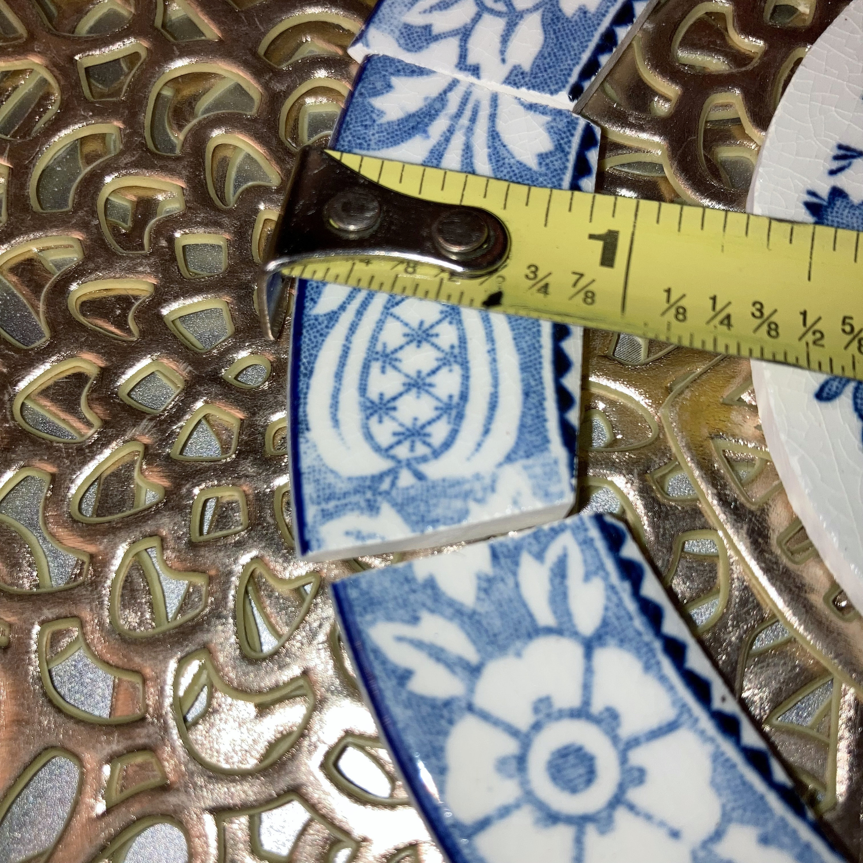 Broken China Mosaic Tiles Hand Cut Tiles Vintage China - Etsy