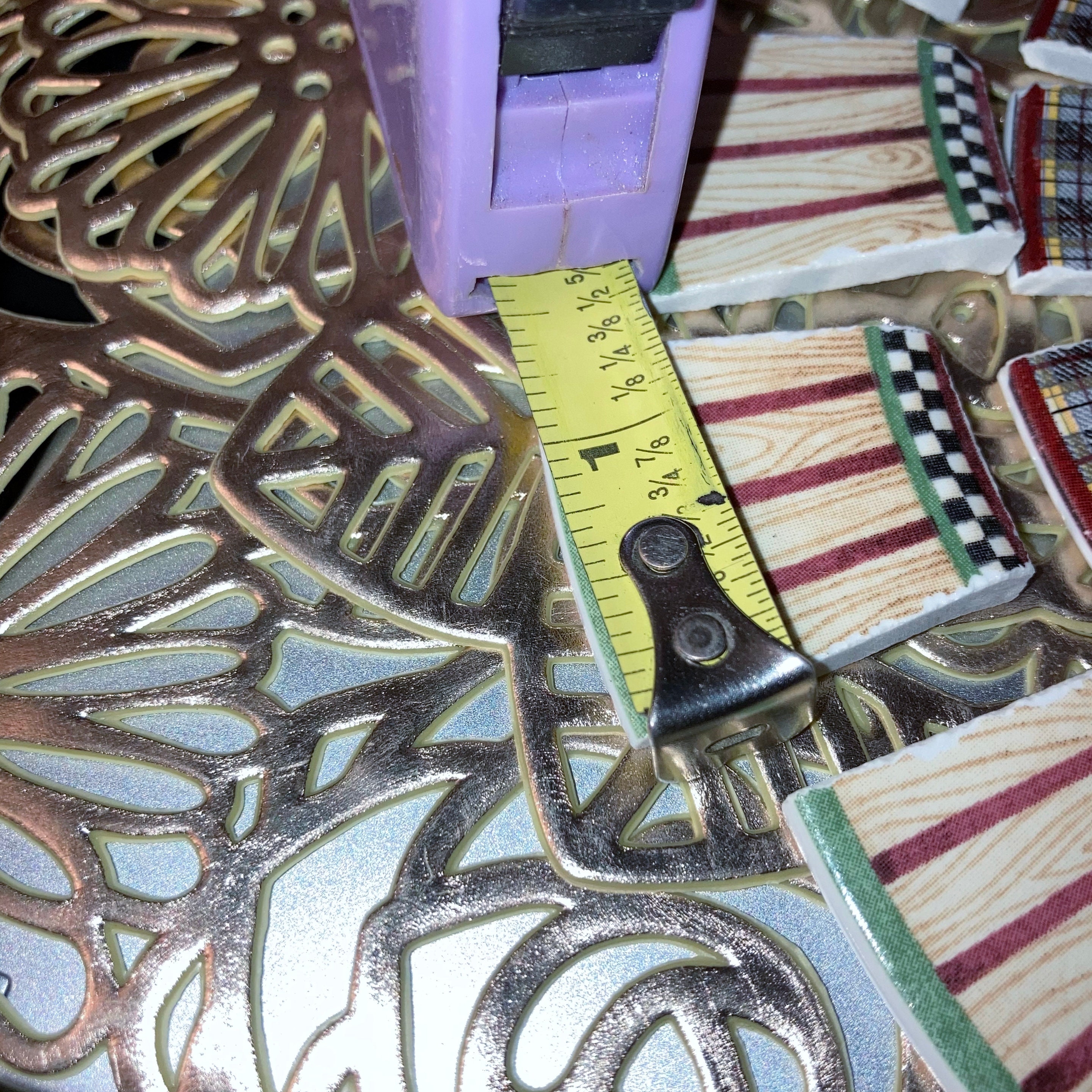 Broken China Mosaic Tiles, Hand Cut Tiles, Vintage China Mosaic Tiles ...