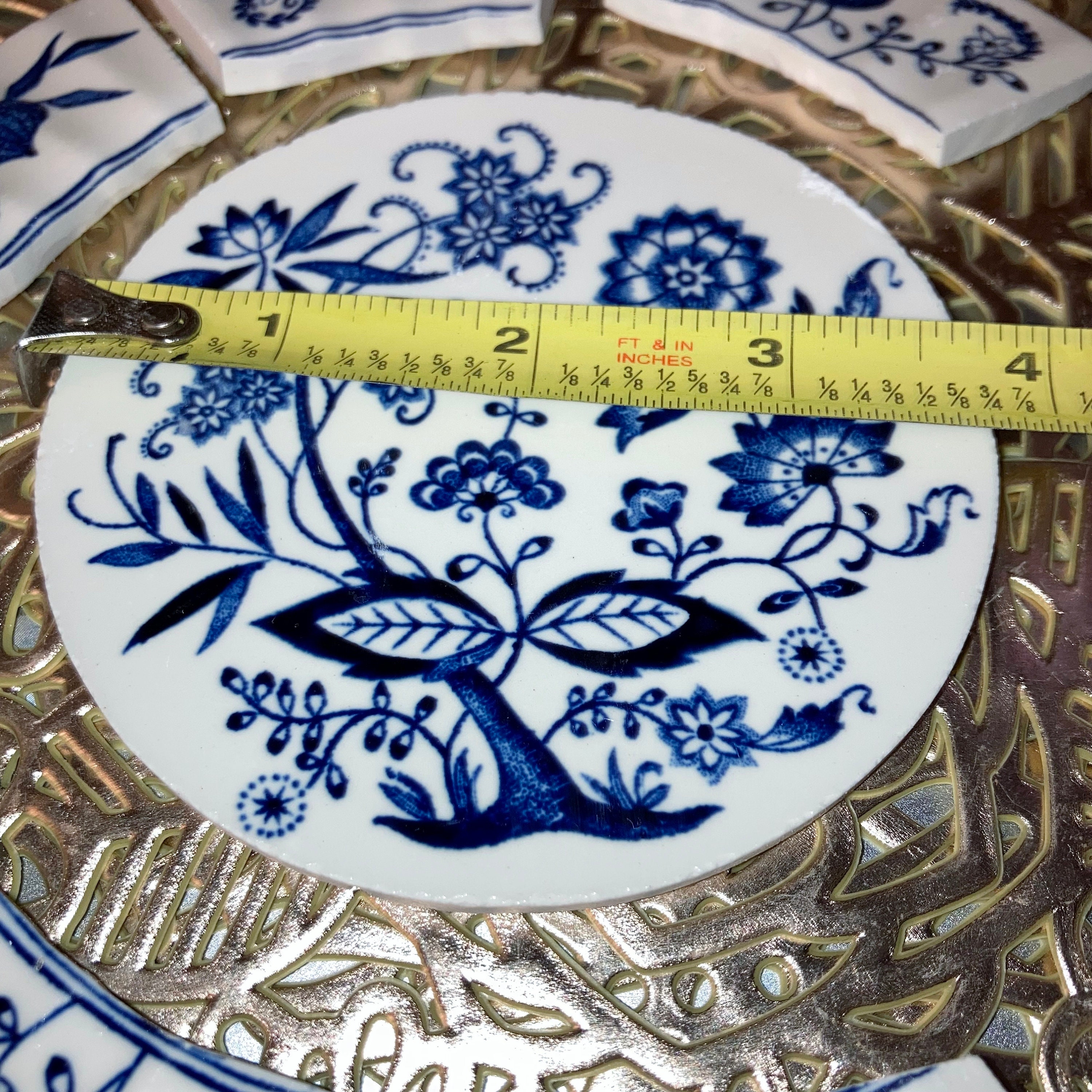Broken China Mosaic Tiles Hand Cut Tiles Vintage China - Etsy
