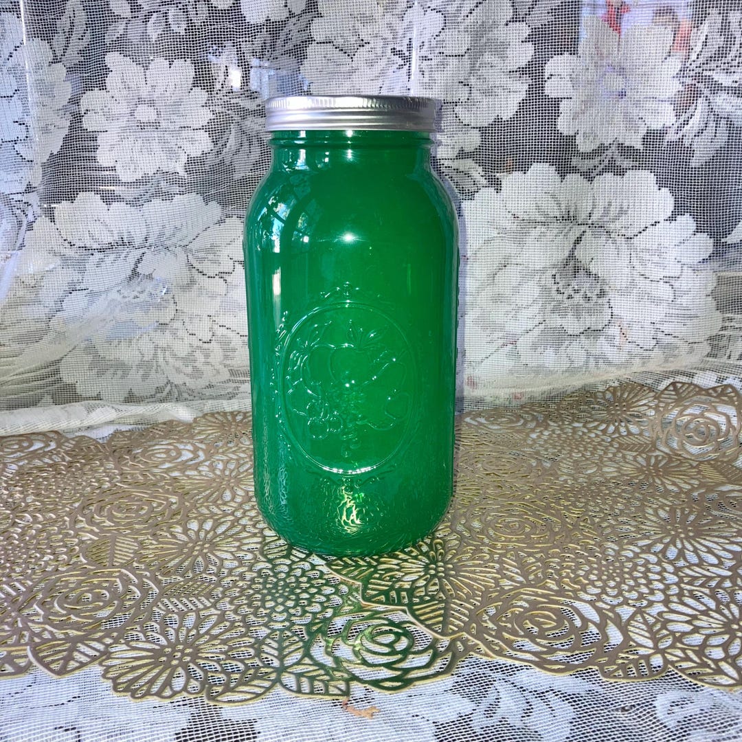 Tinted Mason Jar: 64 Oz Wide Mouth Colored Canning Jar, Craft & Wedding ...