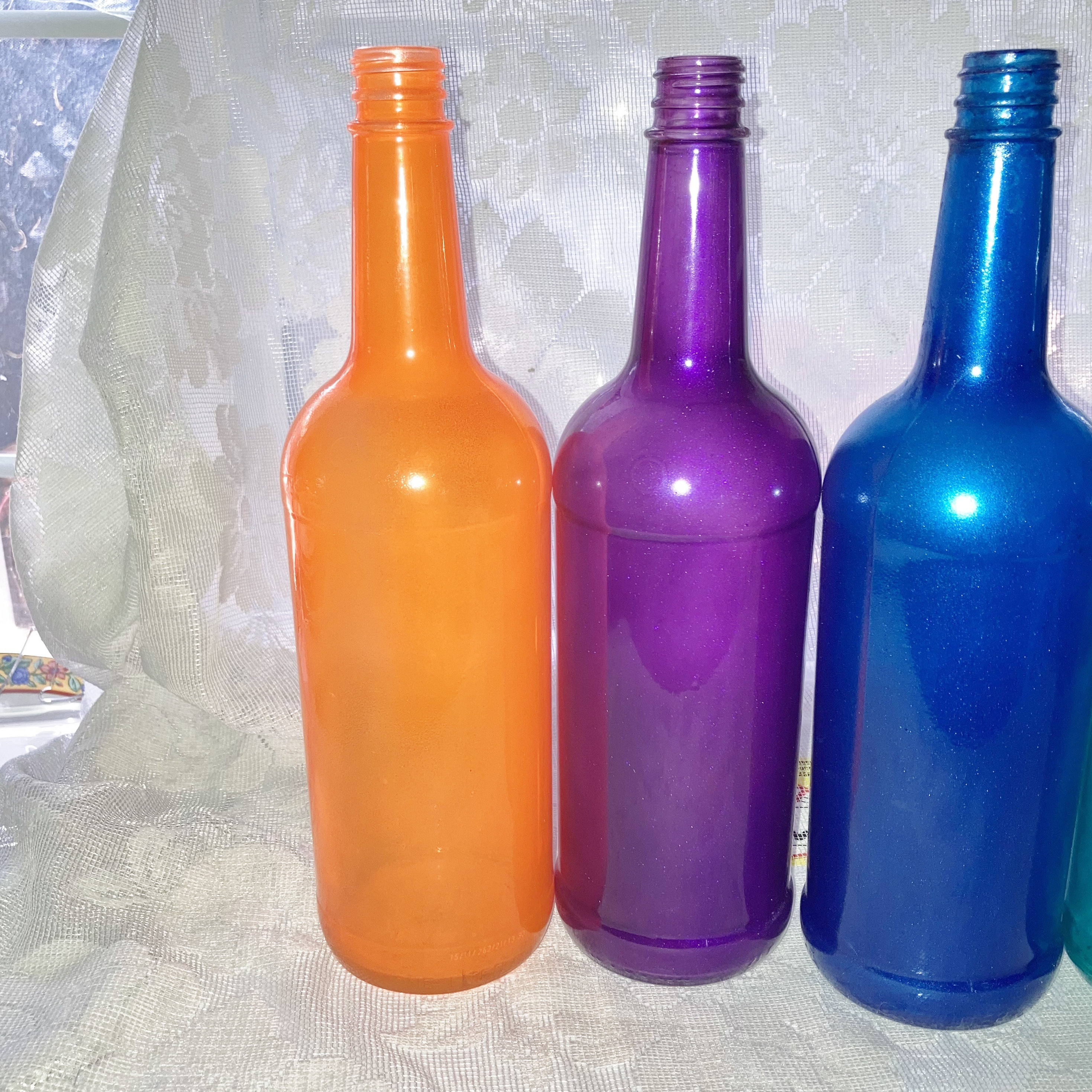 Colored Glass Bottles, Tinted Wine Bottles, Bottle Tree Bottles, Bottle ...