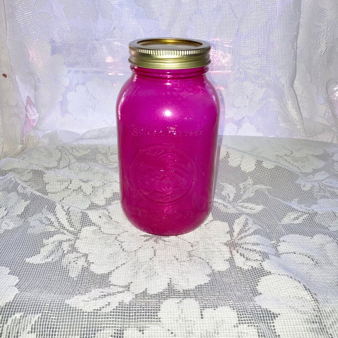 Mason Jars, Colored Canning Jars, Tinted Mason Jars, Large Decorative ...