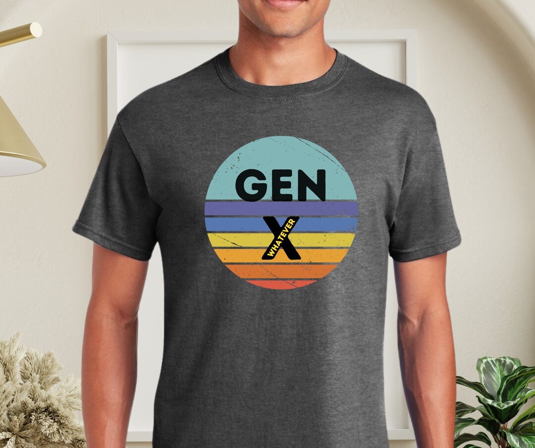 Generation X T-shirt, Gen X Whatever Tee, Retro Sunset Tshirt, Funny ...