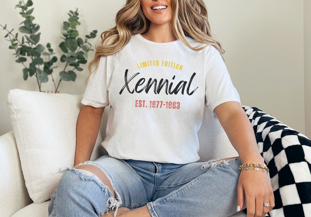 Limited Edition Xennial Est. 1977-1983, Generation X, Millennial ...