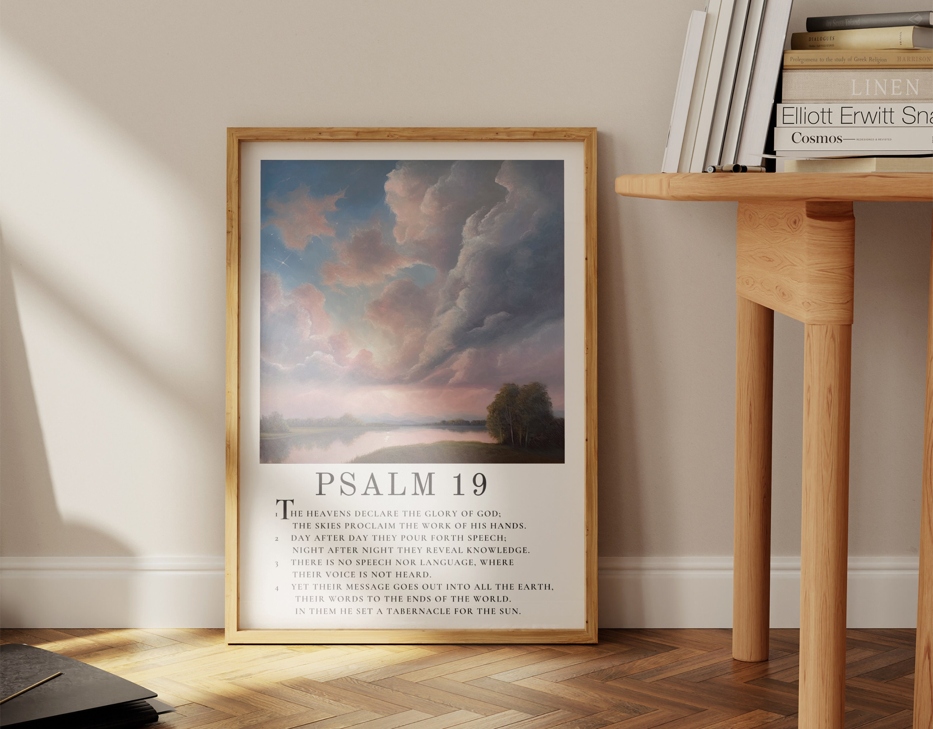 Psalm Wall Art PRINTABLE Bible Verse Wall Art for Framing - Etsy