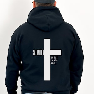 Jesus Hoodie | Jesus Loves You Hooded Sweatshirt, Christian Hoodie ...