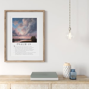 Psalm Wall Art PRINTABLE Bible Verse Wall Art for Framing Scripture ...