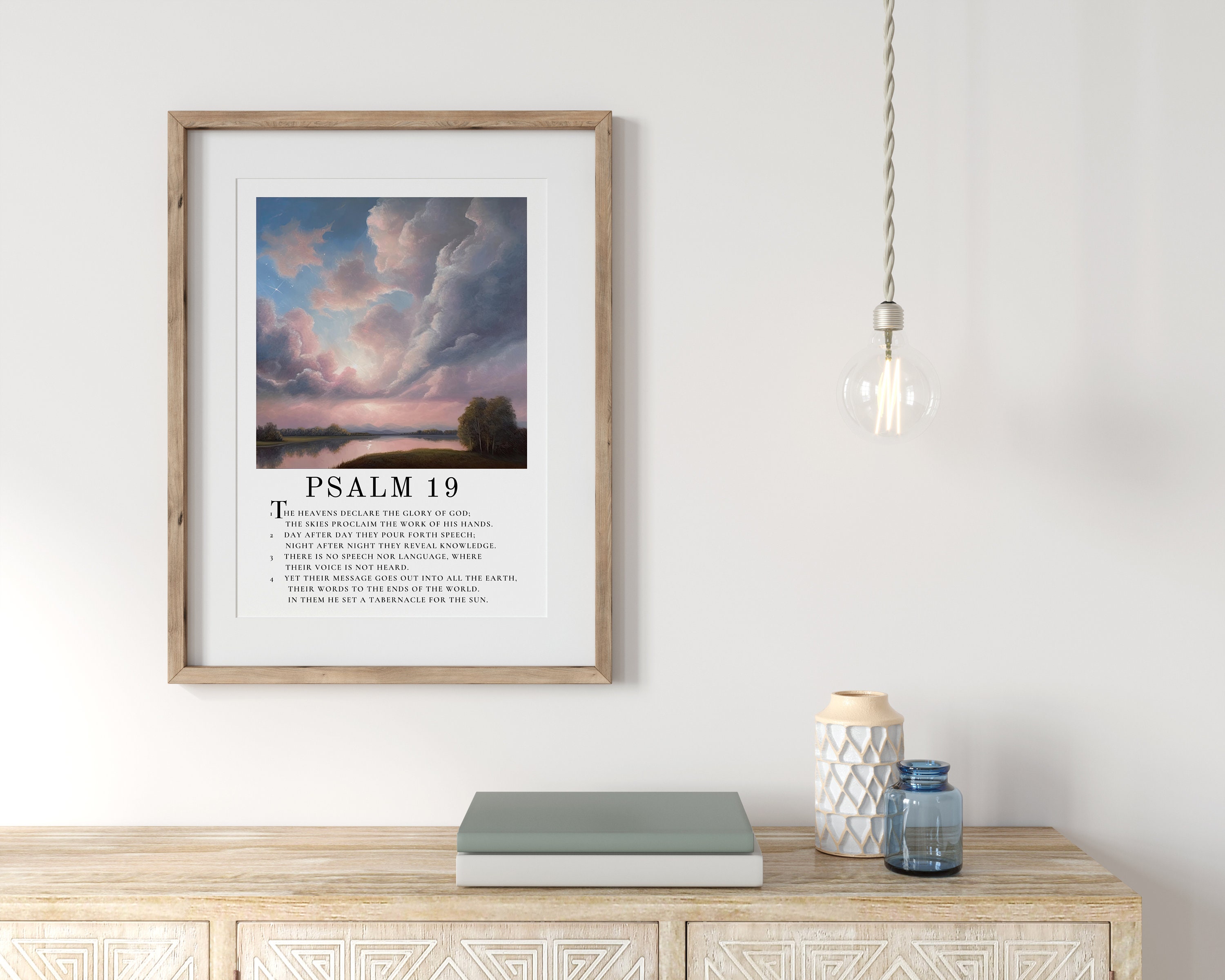 Psalm Wall Art PRINTABLE Bible Verse Wall Art for Framing - Etsy