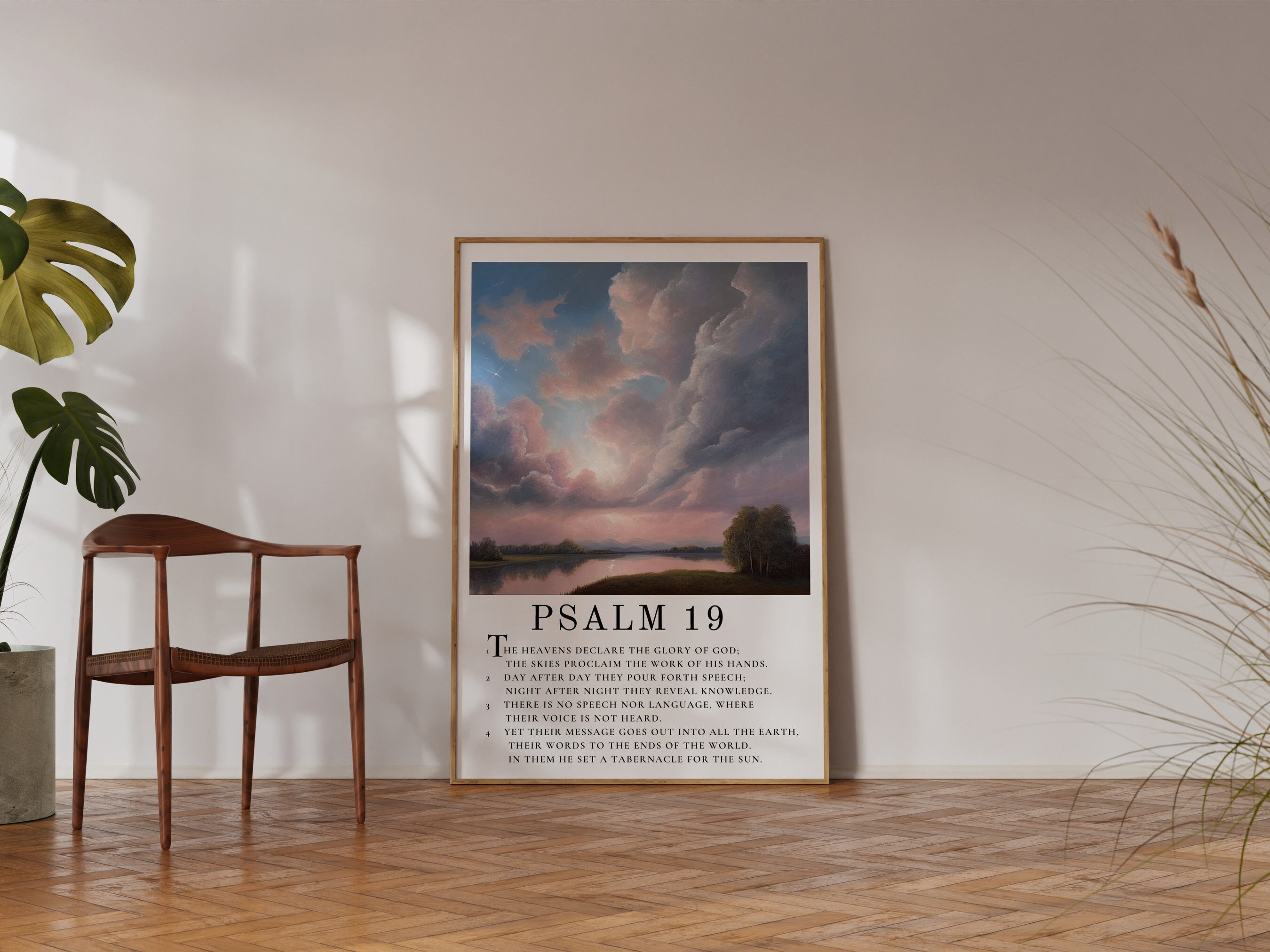 Psalm Wall Art PRINTABLE Bible Verse Wall Art for Framing - Etsy