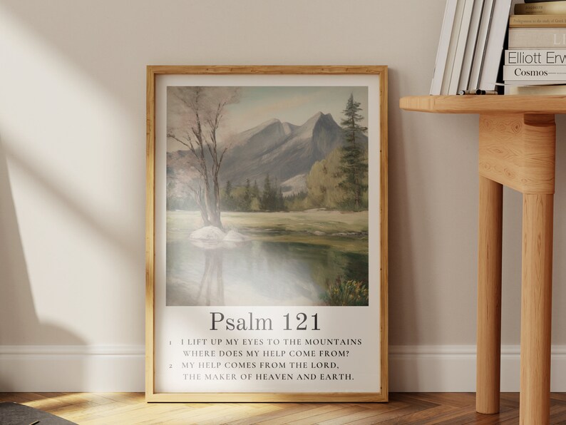PRINTABLE Psalm 121 Scripture Verse Wall Art Bible Verse - Etsy