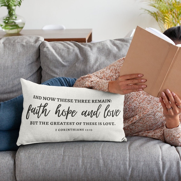 Bible Verse Pillow - Etsy UK