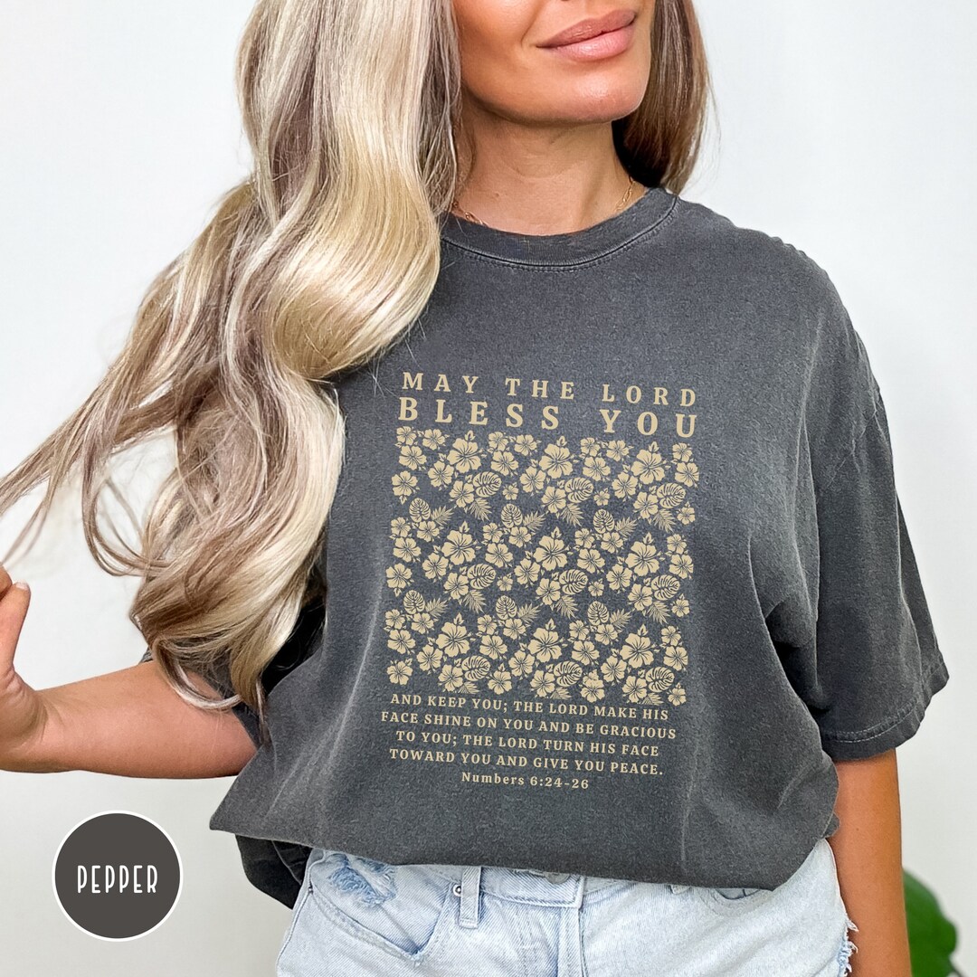 The Blessing Shirt - May the Lord Bless You Christian T-shirt | Comfort ...