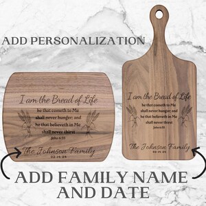 The Bread of Life Cutting Board - Christian Cutting Board ...