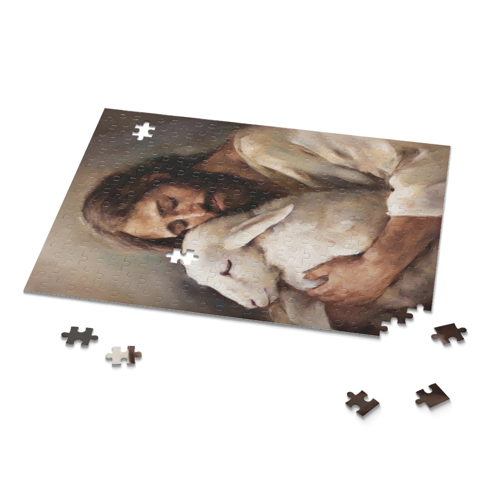 Jesus Puzzle - Jesus the Good Shepherd | Jesus Christ Puzzle, Bible ...