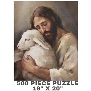 Jesus Puzzle - Jesus the Good Shepherd | Jesus Christ Puzzle, Bible ...
