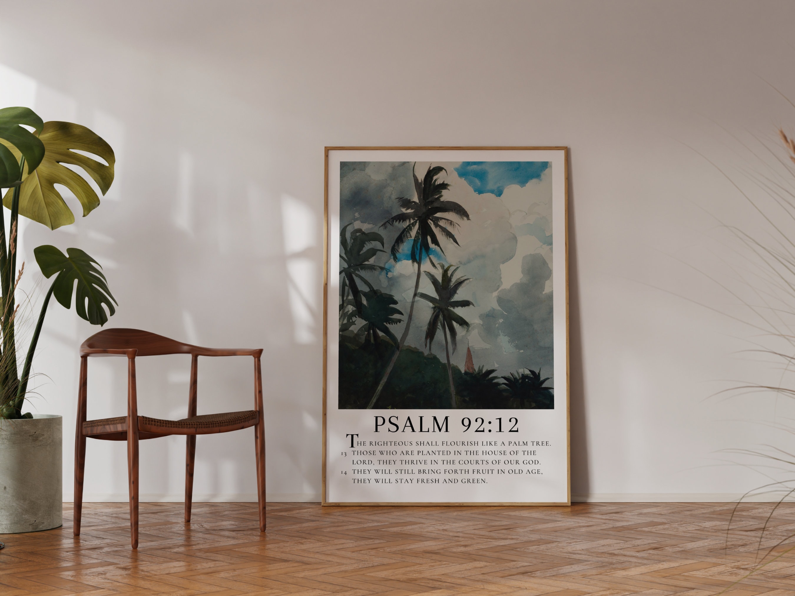 Psalm Scripture Wall Art PRINTABLE Bible Verse Wall Art for - Etsy