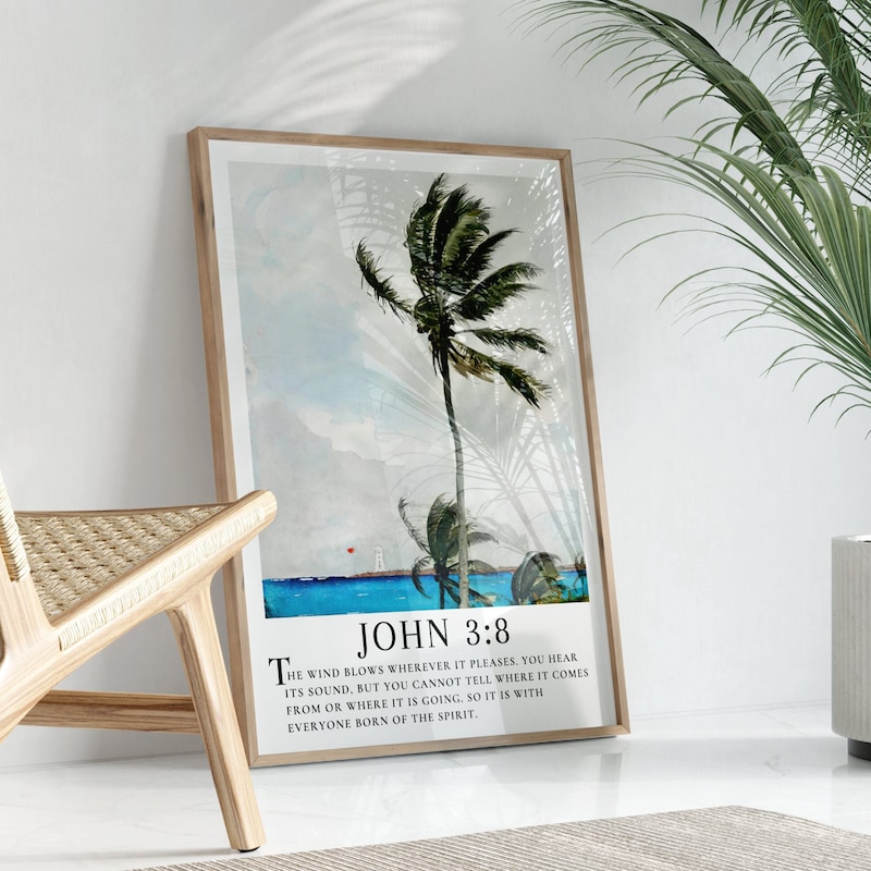Palm Tree Painting - Etsy