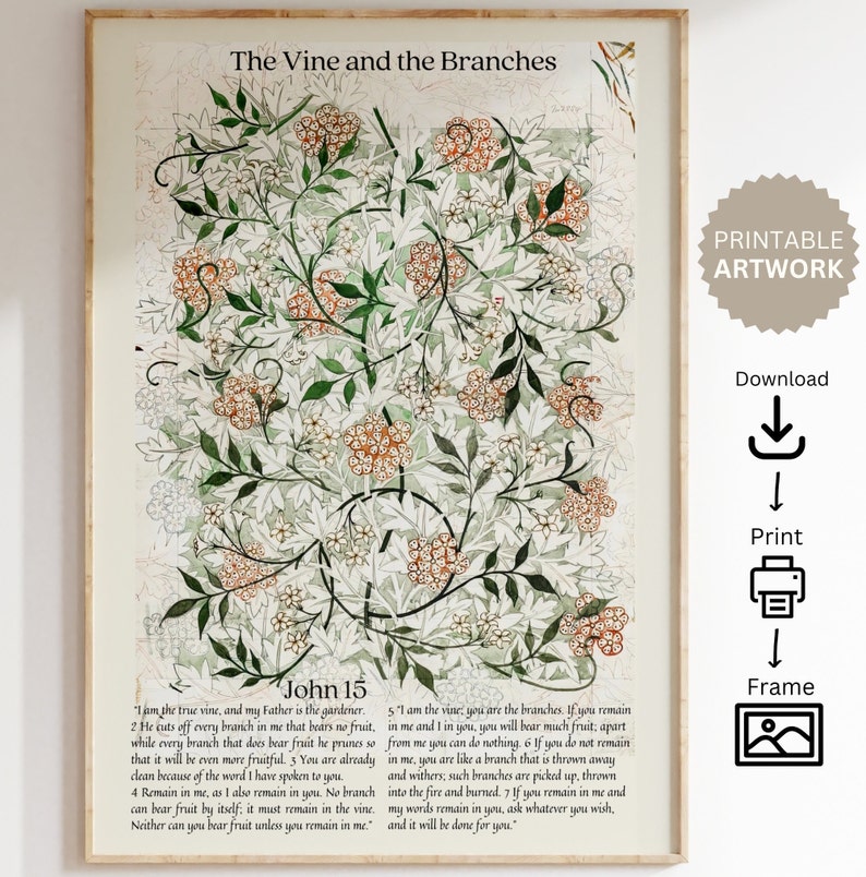 John 15 - I Am the True Vine | the Vine and the Branches - Scripture ...