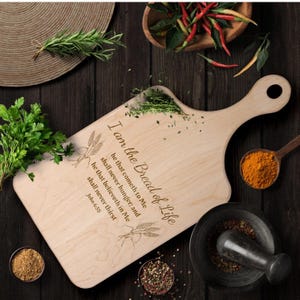The Bread of Life Cutting Board - Christian Cutting Board ...