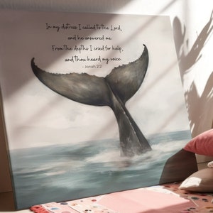 From the Depths I Cried for Help - Jonah 2:2 | Gallery Wrapped Print on ...