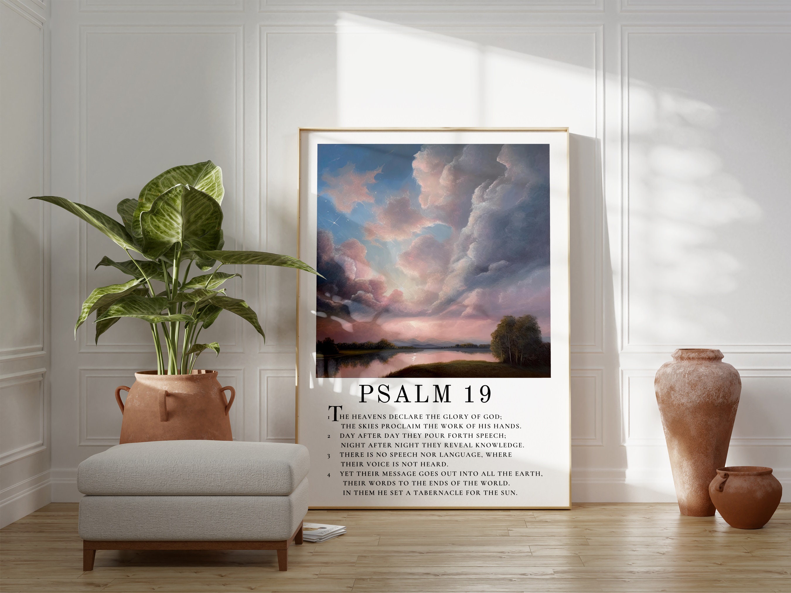 Psalm Wall Art PRINTABLE Bible Verse Wall Art for Framing - Etsy