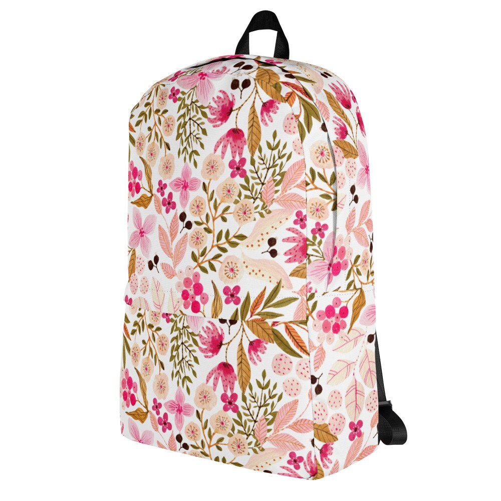 Women's / Girl's Floral Backpack Floral Backpack - Etsy