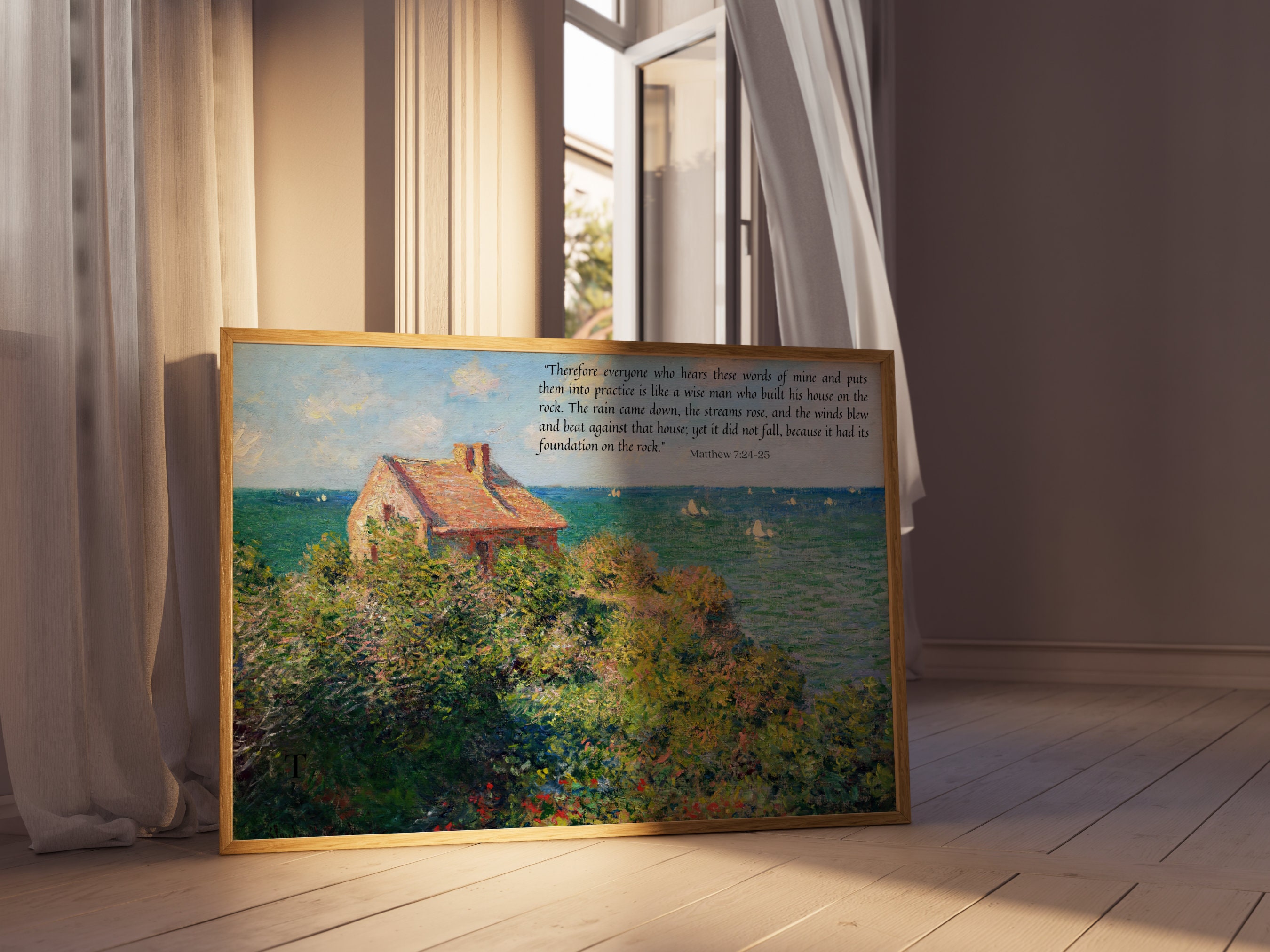 Build Your House on the Rock Matthew 7:24 | Jesus Quote Bible Verse ...
