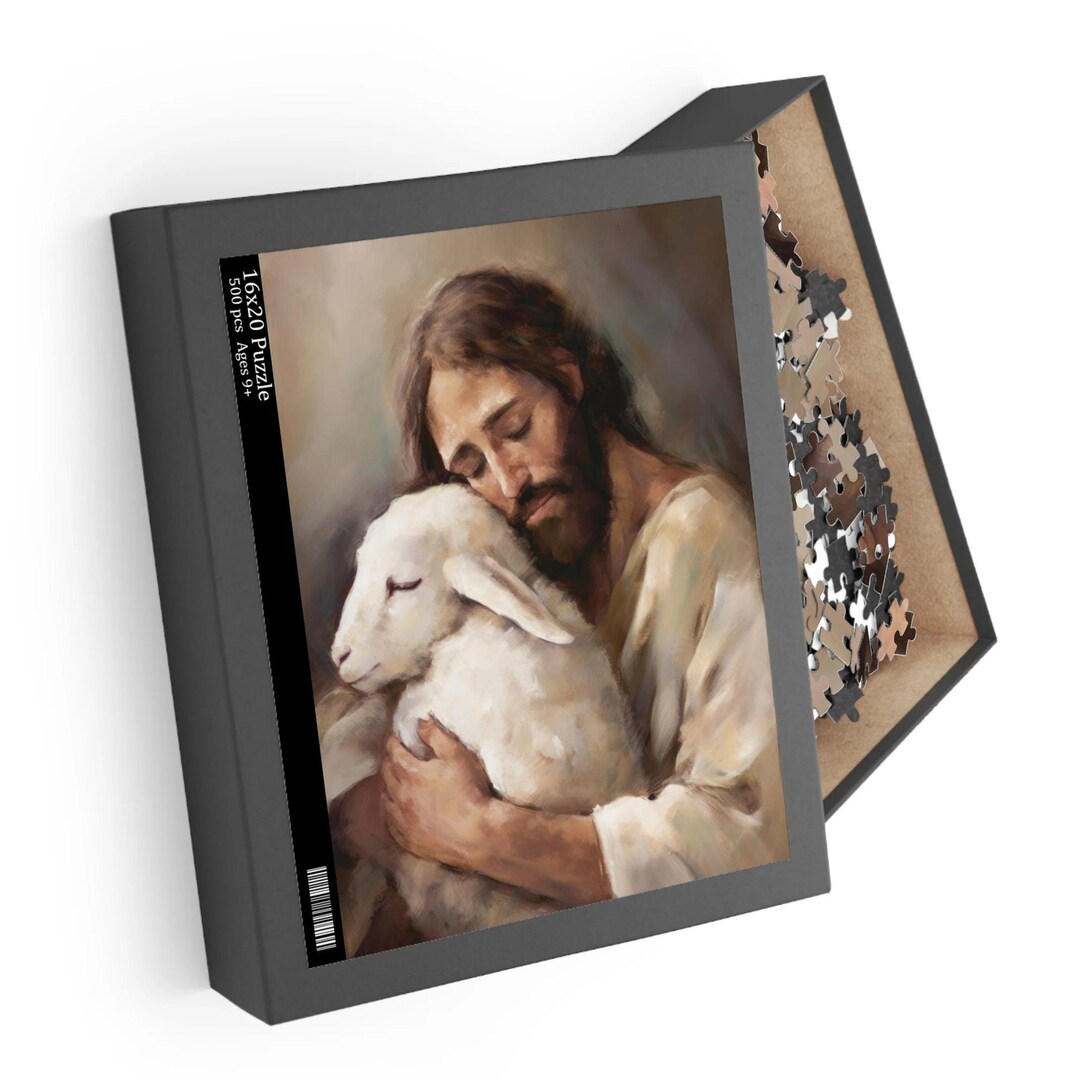 Jesus Puzzle - Jesus the Good Shepherd | Jesus Christ Puzzle, Bible ...
