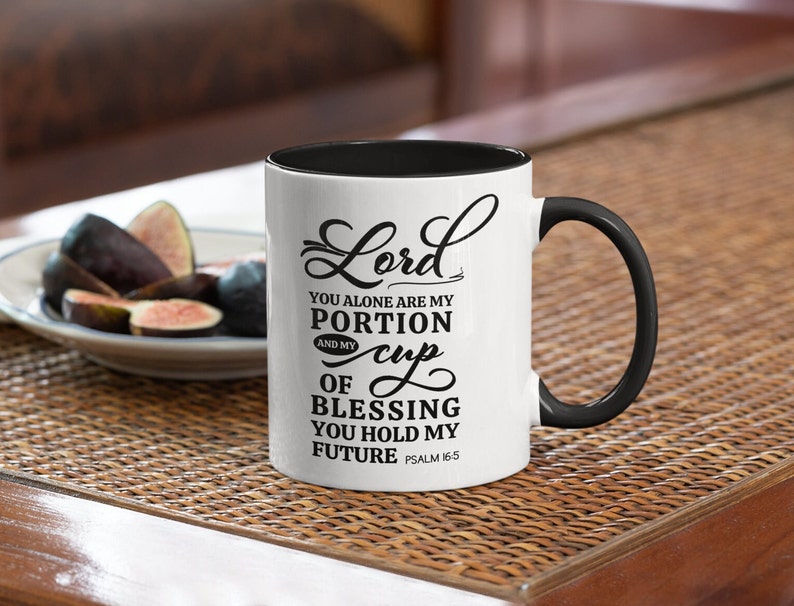 Fill My Cup Lord Coffee Mug | PSALM 16 Bible Verse Mug, Tea Cup ...