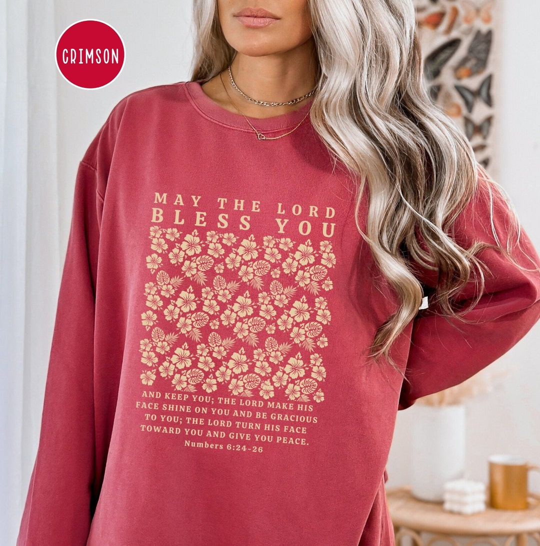 The Blessing May the Lord Bless You Christian Sweatshirt - Etsy