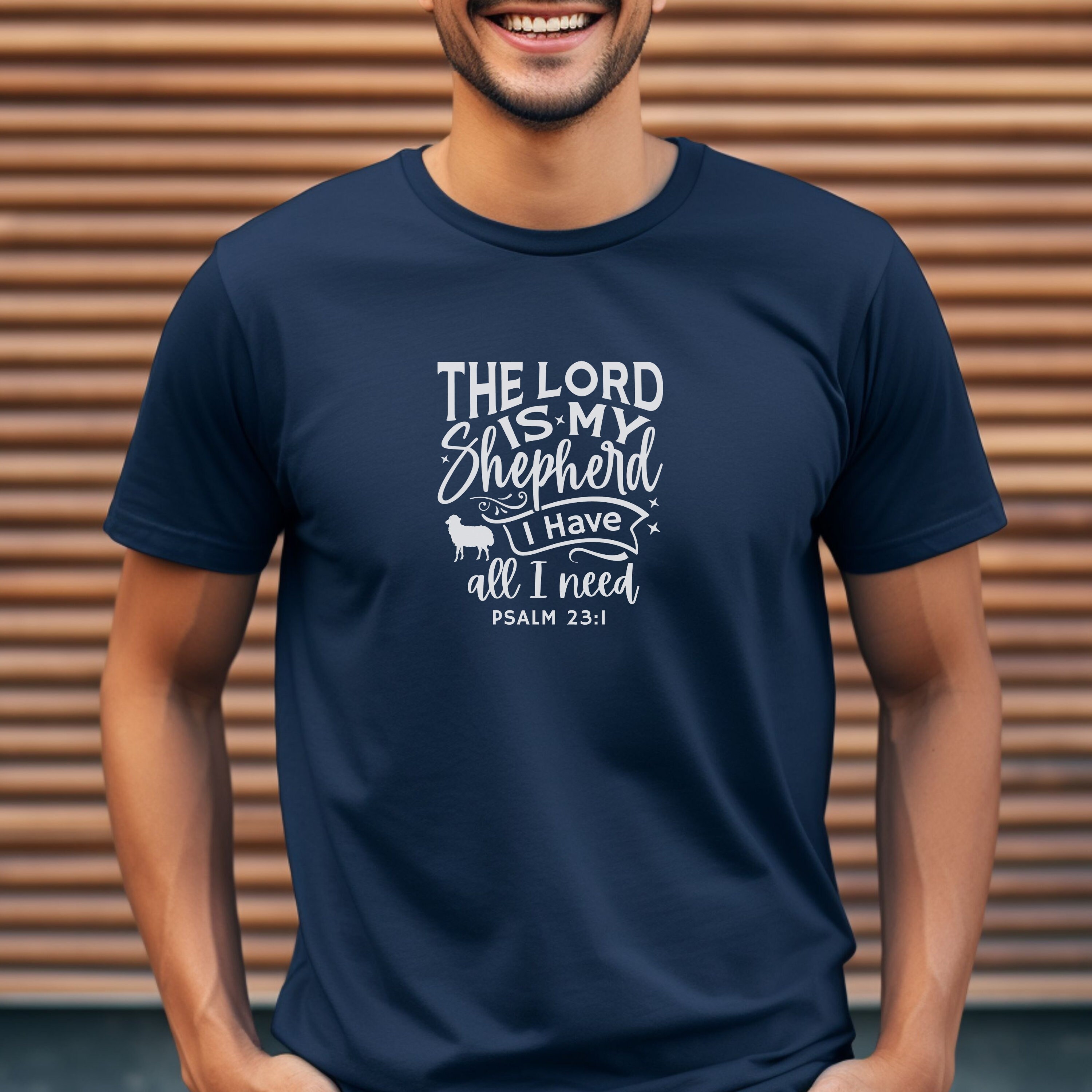 The Lord is My Shepherd Psalm 23 Bible Verse Shirt Christian T-shirt ...