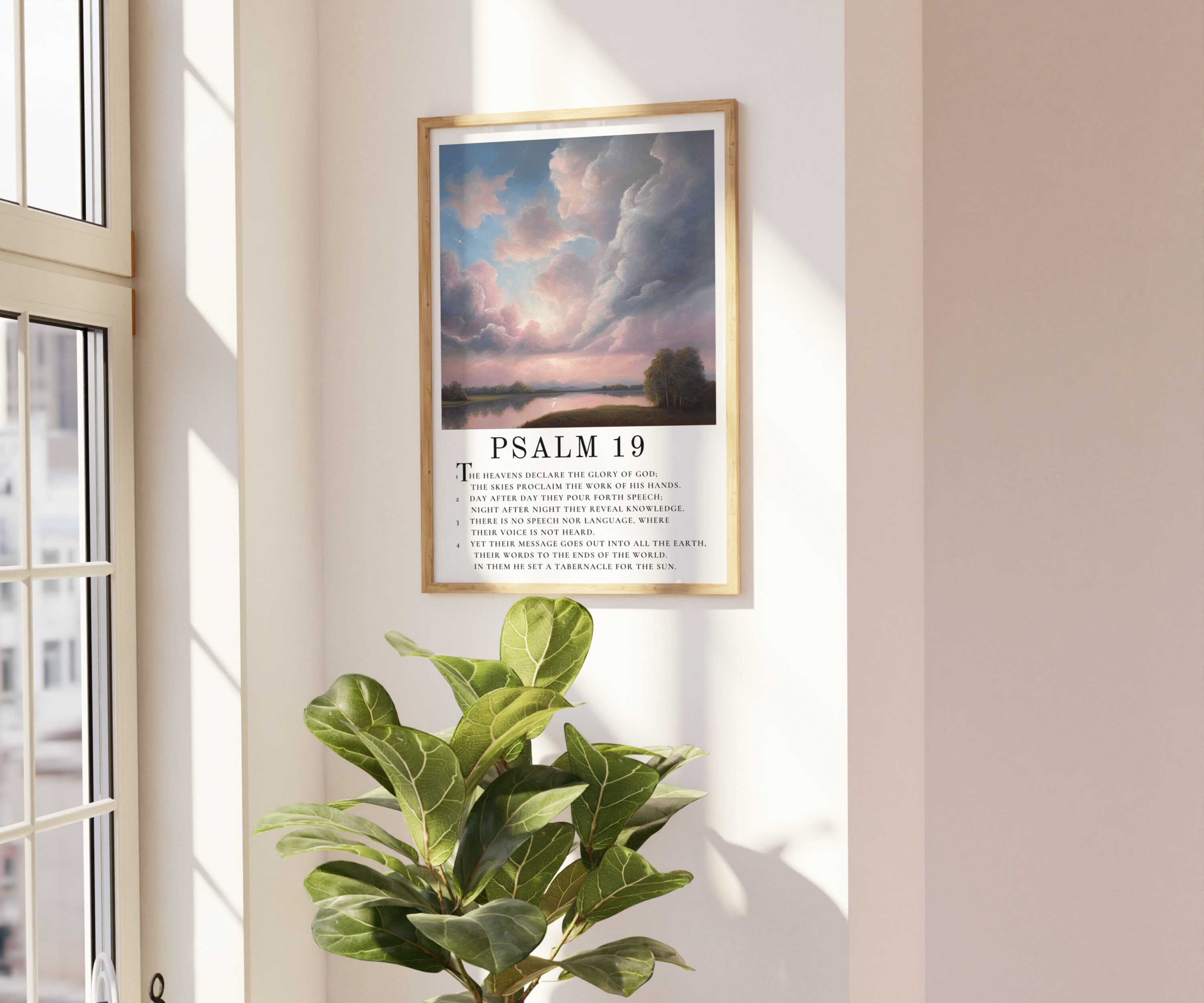 Psalm Wall Art PRINTABLE Bible Verse Wall Art for Framing - Etsy