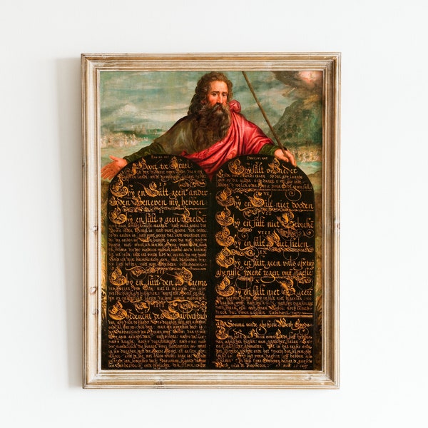 The Ten Commandments - Etsy