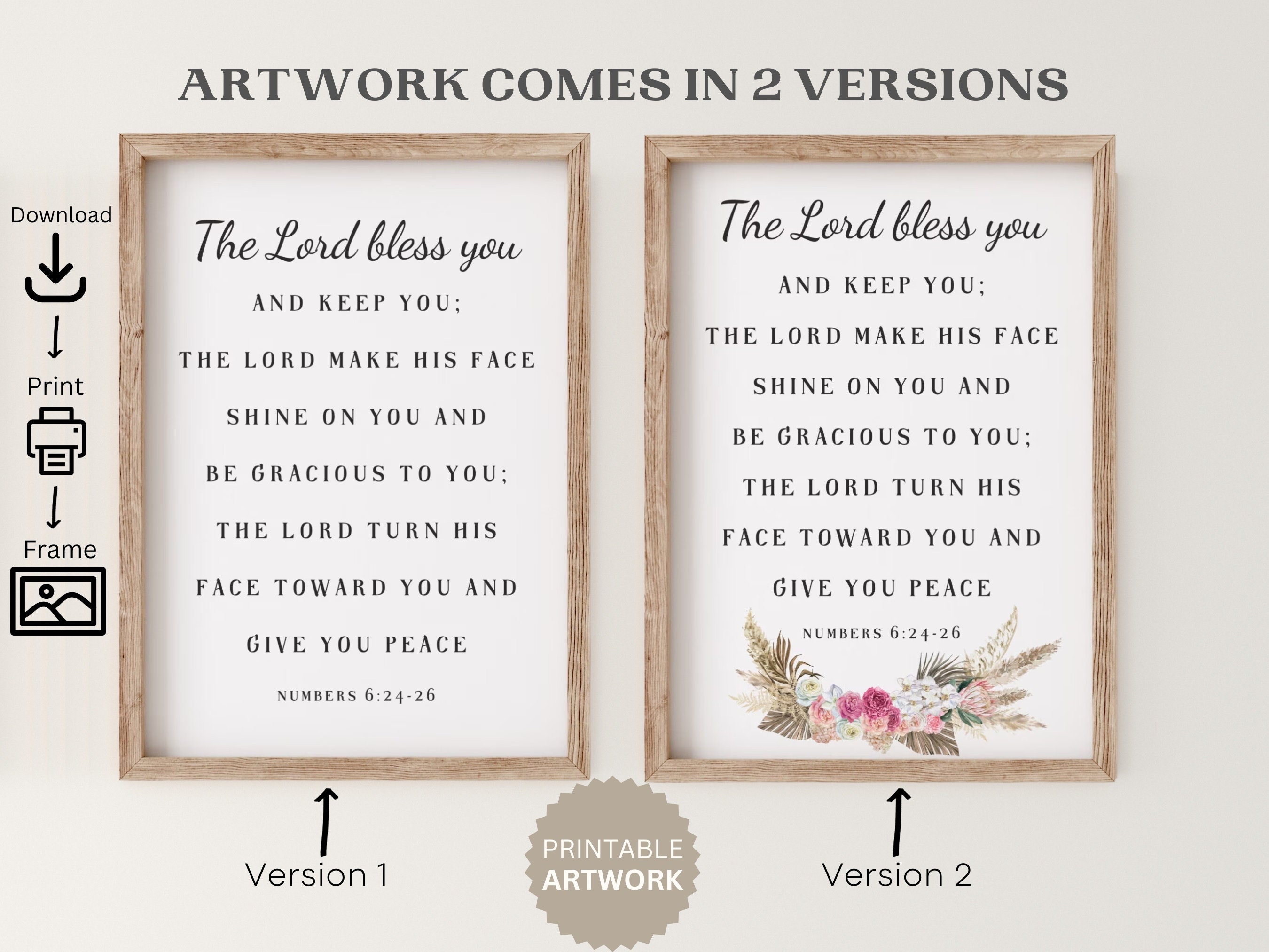 The Blessing the Lord's Blessing, Numbers 6:24 Scripture Bible Verse ...