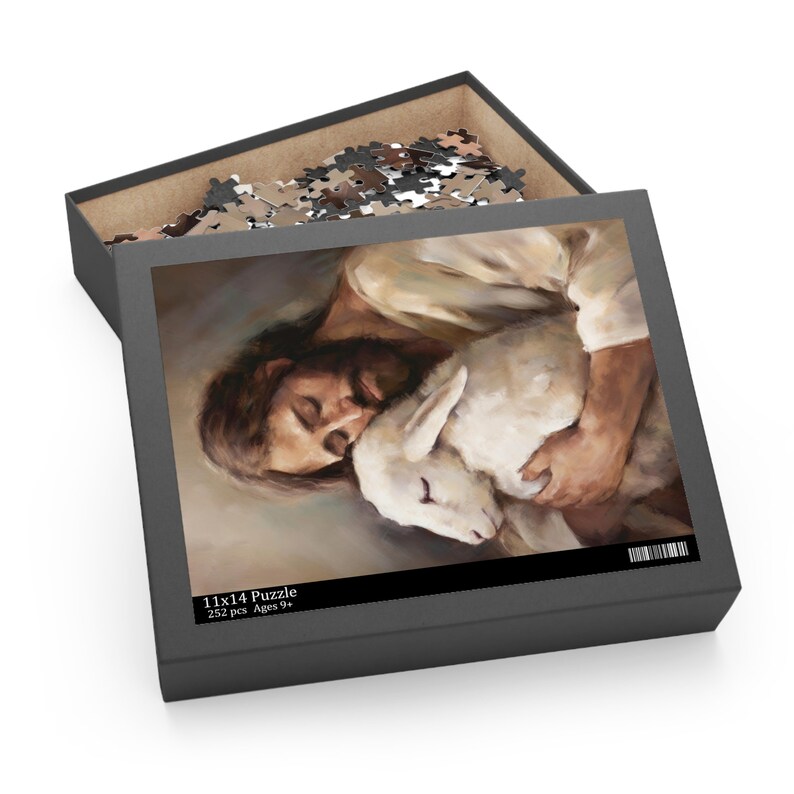 Jesus Puzzle Jesus the Good Shepherd Jesus Christ Puzzle - Etsy