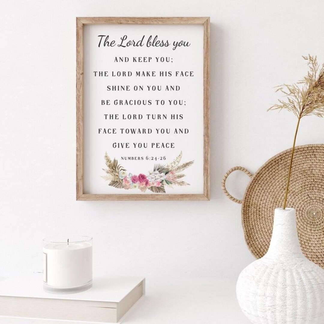 The Blessing - the Lord's Blessing | the Lord Bless You Bible Verse ...