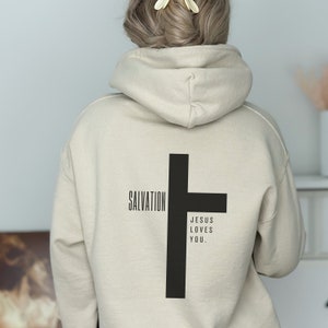 Jesus Hoodie | Jesus Loves You Hooded Sweatshirt, Christian Hoodie ...