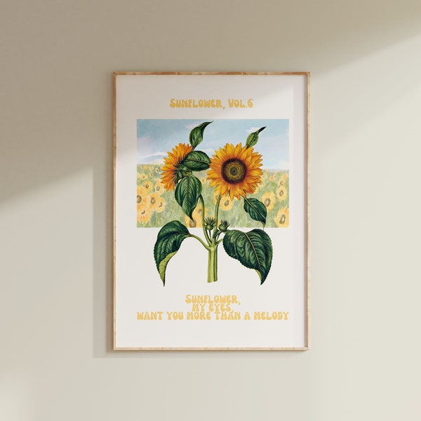 Sunflower Vol. 6 Harry Styles - Etsy