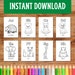 A to Z Animal Coloring Pages for Kids Activities for Toddlers Printable ...