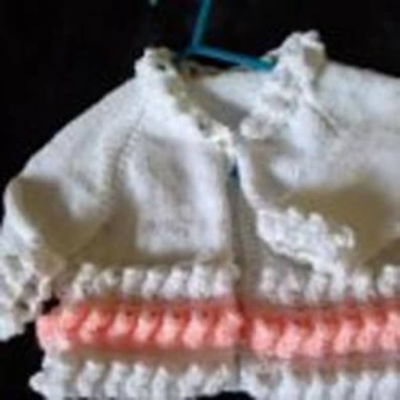 Frilled Coat Knitting Pattern - Etsy