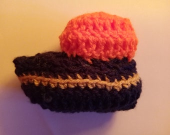 Fur Trim and Beads Baby Hat - Etsy