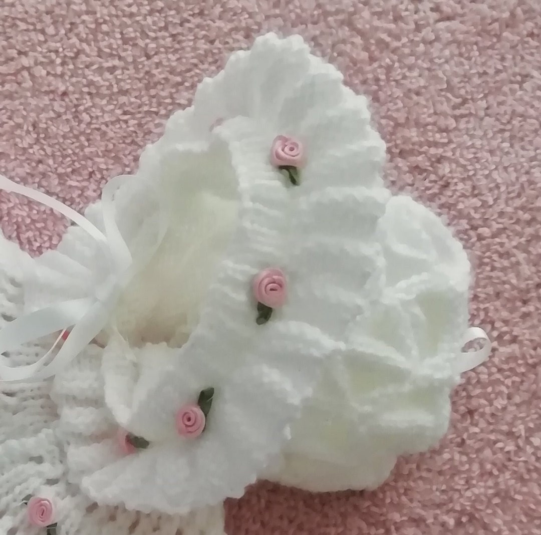 Frilled Trim Hat Knitting Pattern - Etsy