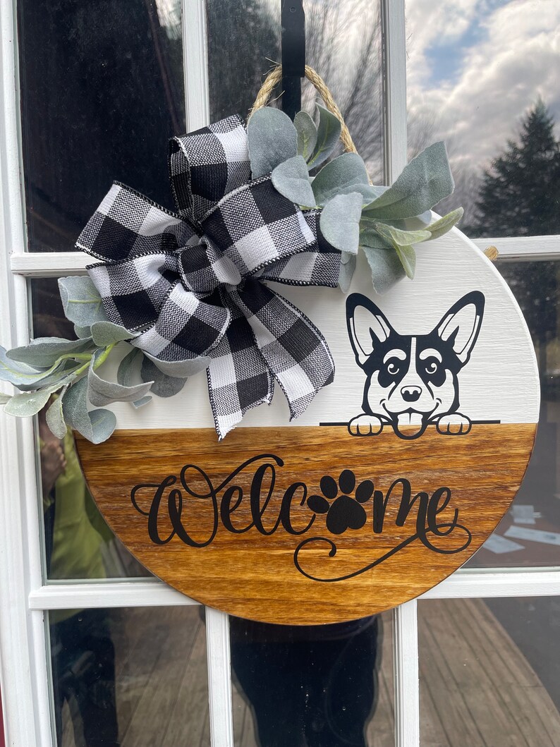 Dog Welcome Sign - Etsy