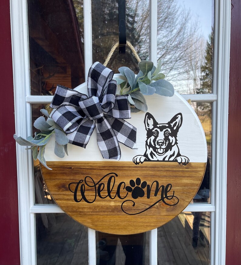 Dog Welcome Sign - Etsy