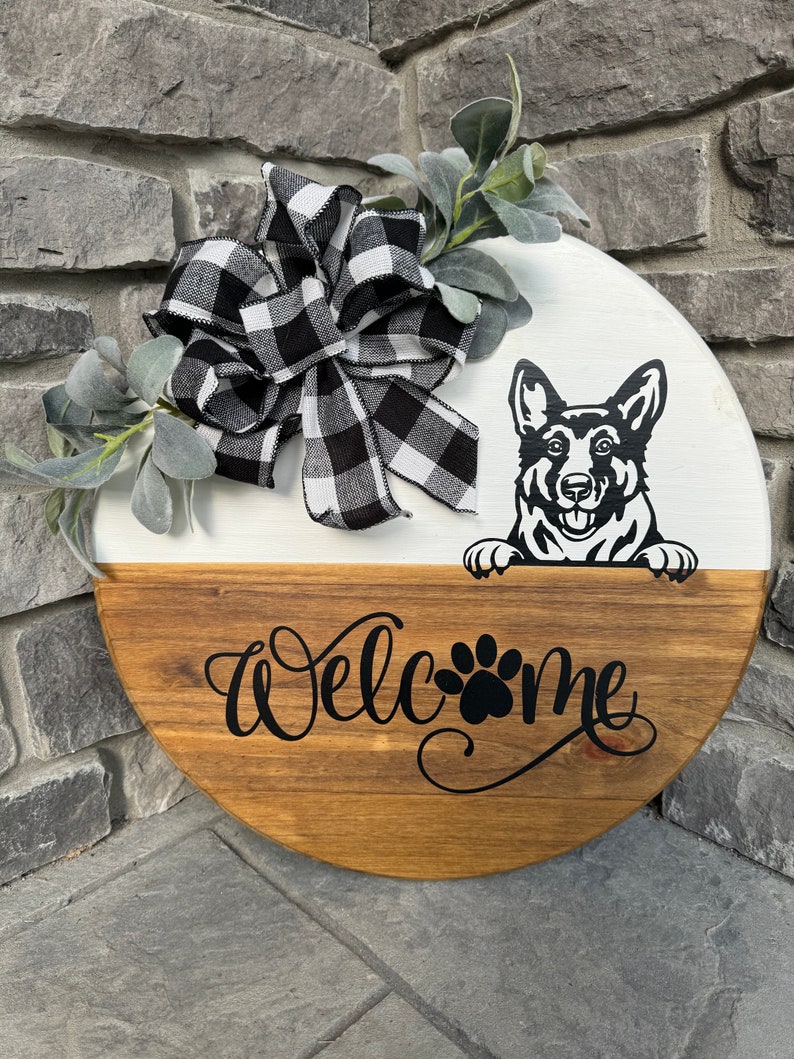 Dog Welcome Sign - Etsy